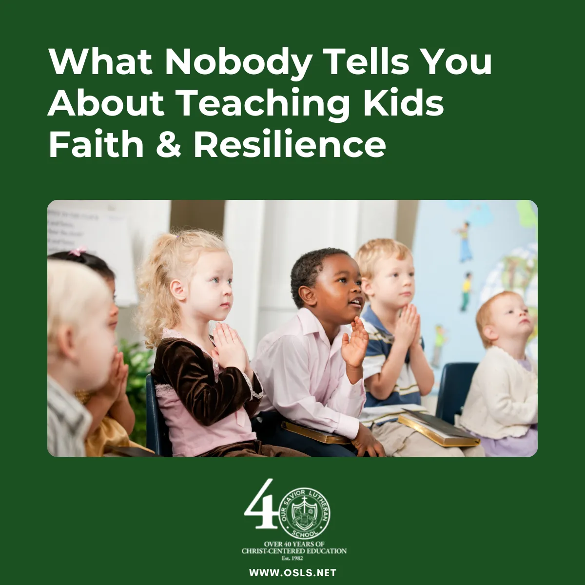 What Nobody Tells You About Teaching Kids Faith & Resilience | Our ...